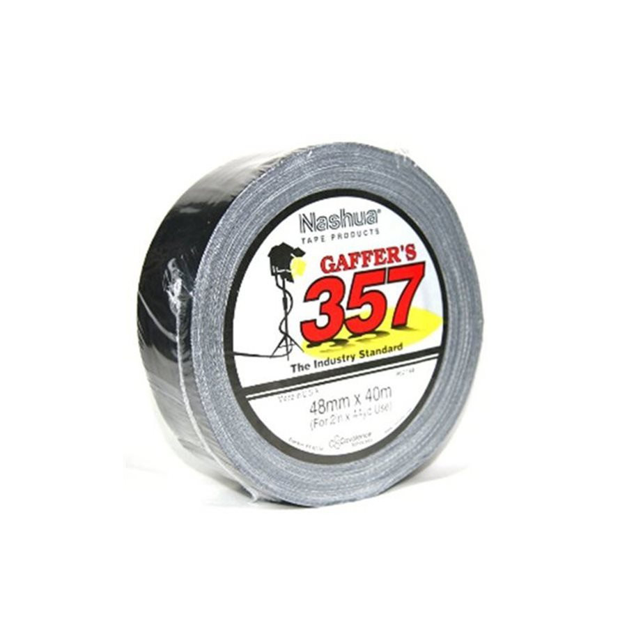 Nashua 357 Gaffer Tape Black 40M | John Barry Sales