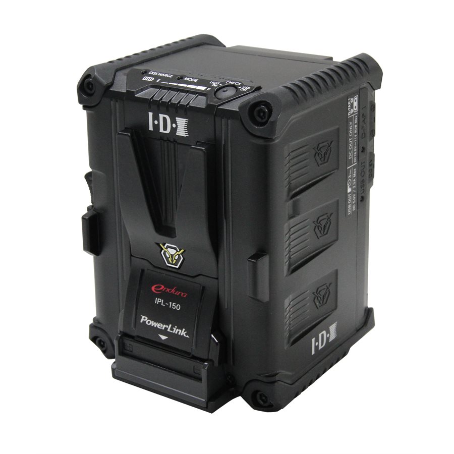 IDX IPL-150 143Wh PowerLink Li-ion V-Mount Battery with 2x D-Taps & 1x USB