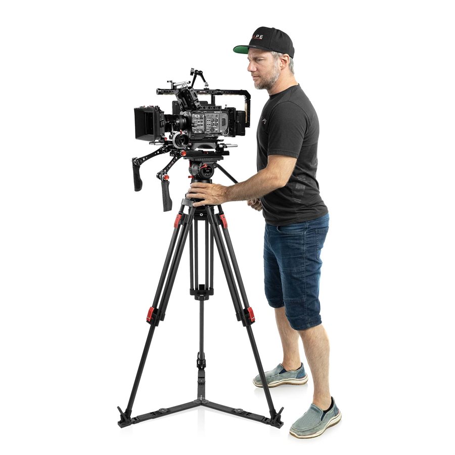 SHAPE Pro Video Tripod 20Kg Fluid Head 100mm Bowl Carbon Fiber Legs