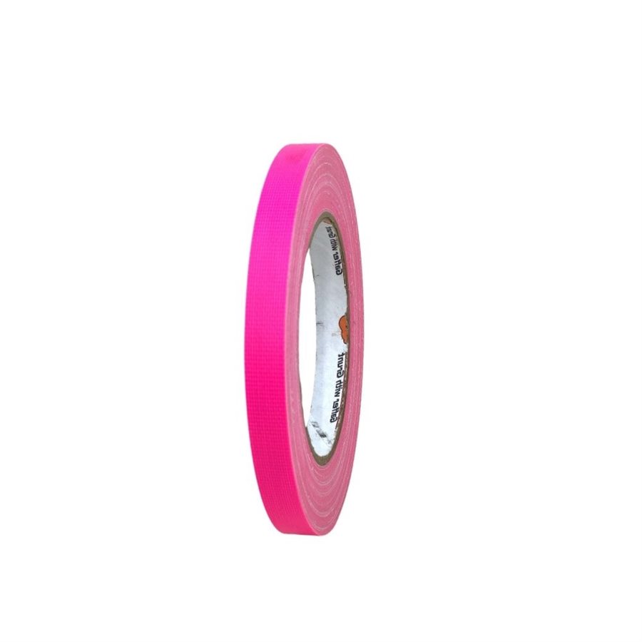 Tenacious FL166 Fluorescent Pink Cloth Matt Tape 12mm x 25m